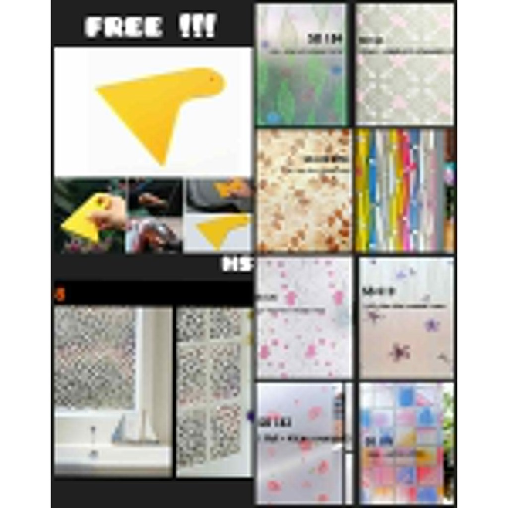 Jual V5- STIKER KACA SANBLAST KACA SUNDBLAST KACA WALLSTIKER KACA ...