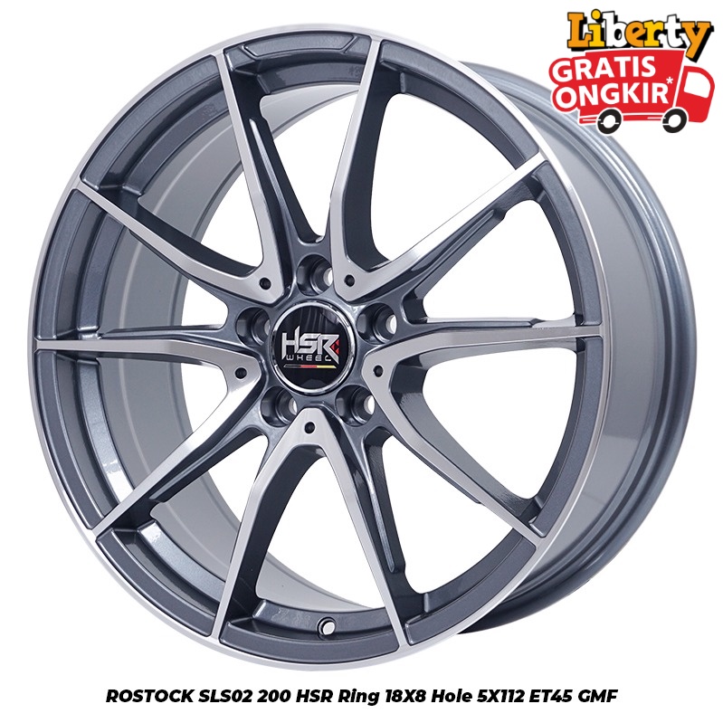 Jual Velg Mobil Mercy C200 Ring 18x8 Pcd 5x112 Hsr Wheel Type Roctock | Shopee Indonesia