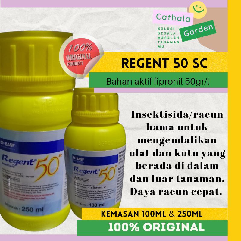 Jual REGENT 50 SC KEMASAN 100 ML | INSEKTISIDA RACUN KONTAK SISTEMIK ...