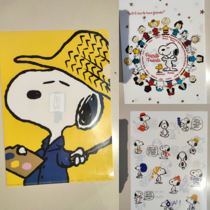 Jual 31x22 clear file folder map snoopy | Shopee Indonesia