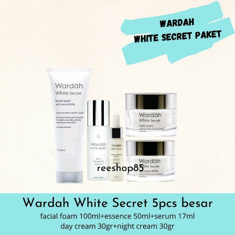 Jual Wardah White Secret Paket | Wardah Skincare | Wardah Paket White ...