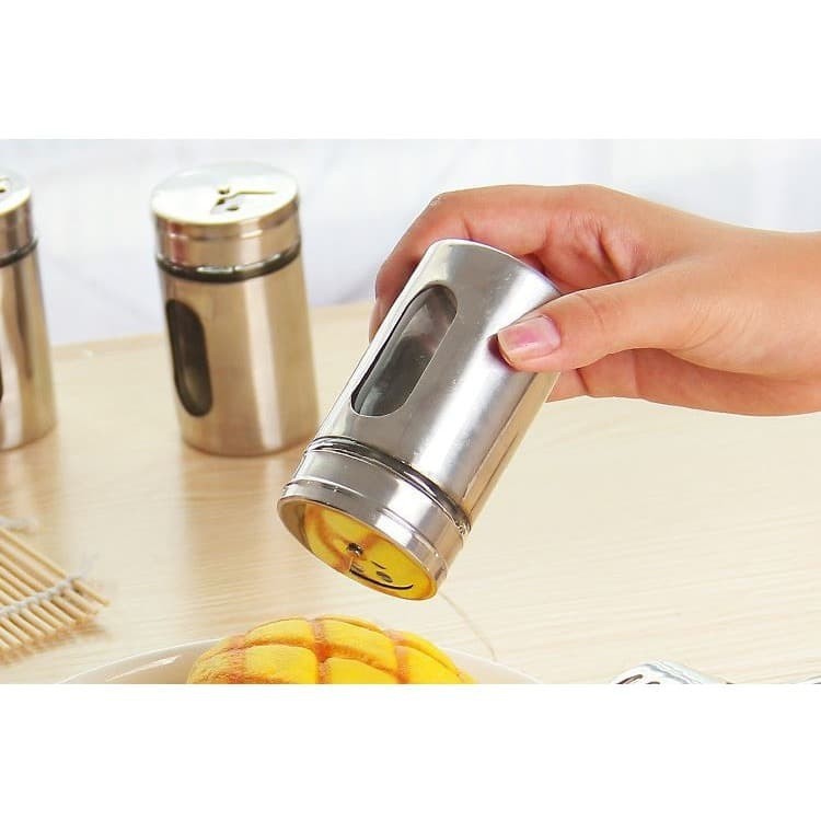 Jual Wijayashop Tempat/botol merica lada bumbu dapur Stainless steel ...
