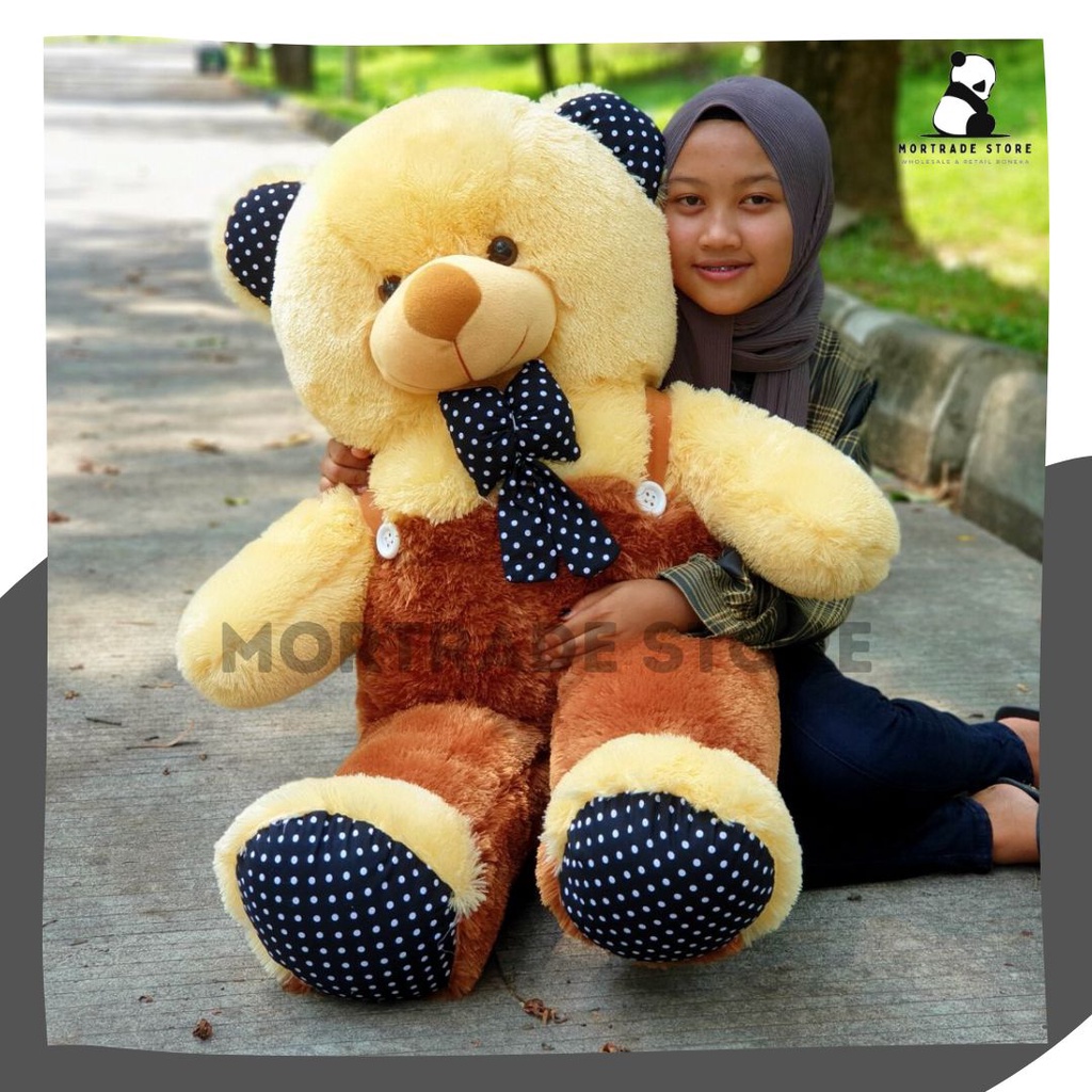 Jual Boneka Besar Beruang Teddy Bear Jumbo 1 Meter | Shopee Indonesia