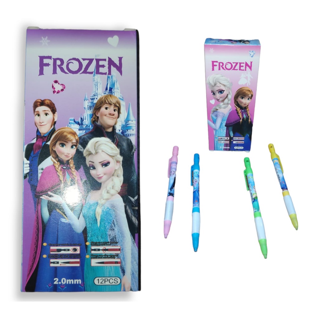 Jual Pensil Mekanik Fancy Disney Frozen Pensil Karakter Frozen Pensil ...