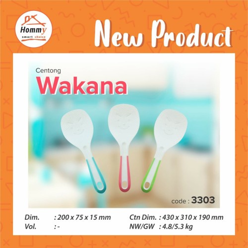 Jual centong nasi 3303 Wakana Hommy | Shopee Indonesia