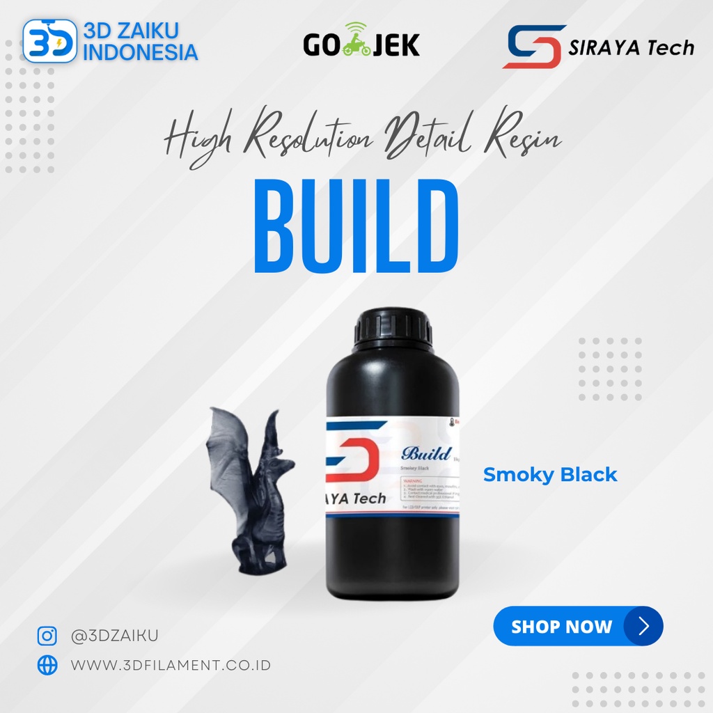 Jual Original Siraya Tech Build High Resolution Detail Resin 3D Printer | Shopee Indonesia