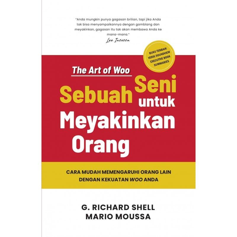 Jual Buku Sebuah Seni untuk Meyakinkan Orang Richard Shell dan Mario ...