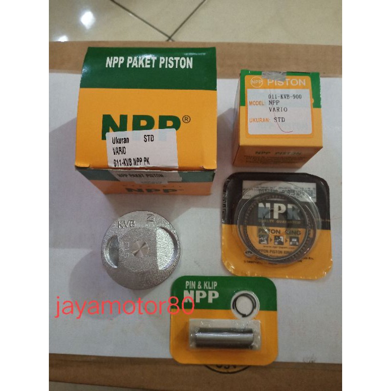 Jual piston kit seher paket Vario cbs techno 110 karbu kvb os std 25 50 75 100 125 150 175 200 ...