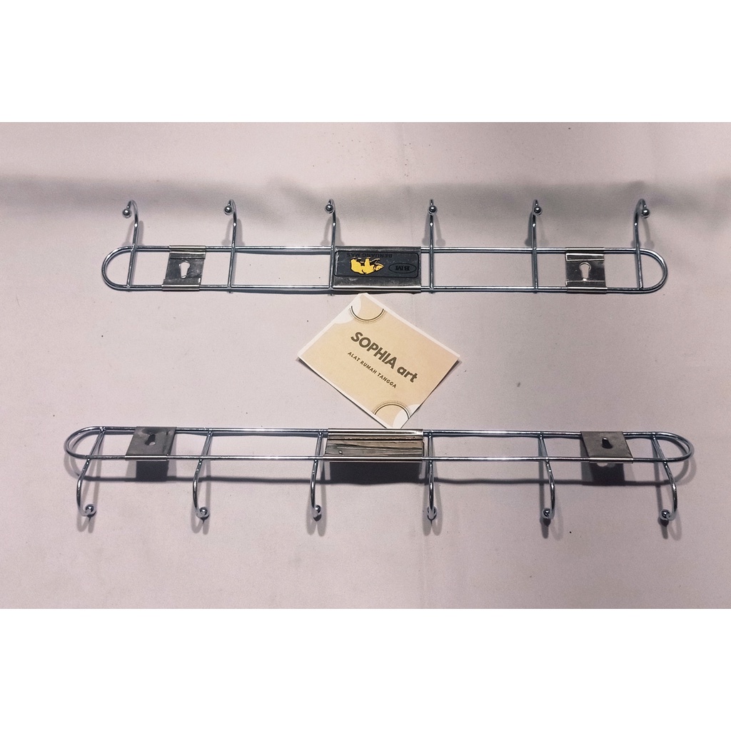 Jual gantungan baju tempel dinding kapstok cantolan kastok besi ...