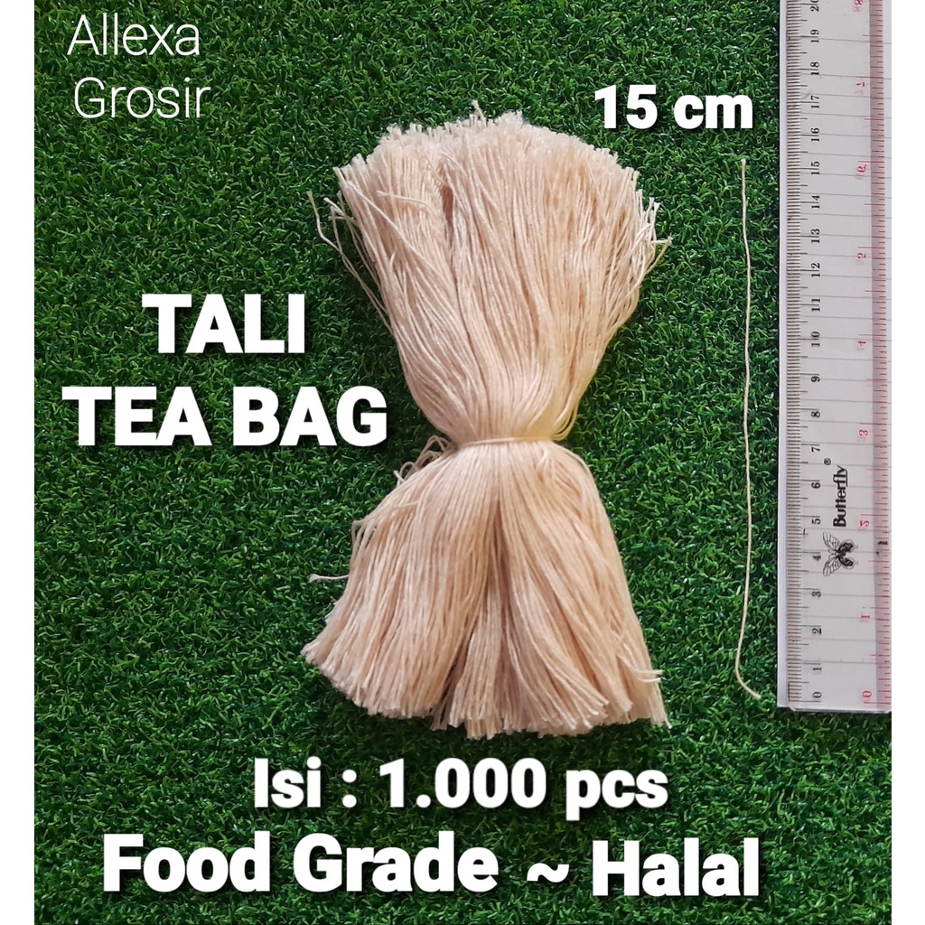 Jual Tali Food Grade Benang Kantong Teh 15 cm Isi 1000 Benang Tali ...