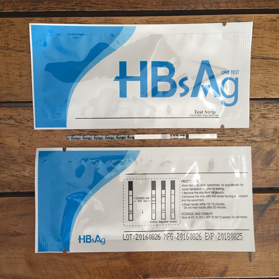 Jual NEW HBSAG Strip/Tes Hepatitis B Antigen/Test Hepatitis B | Shopee ...