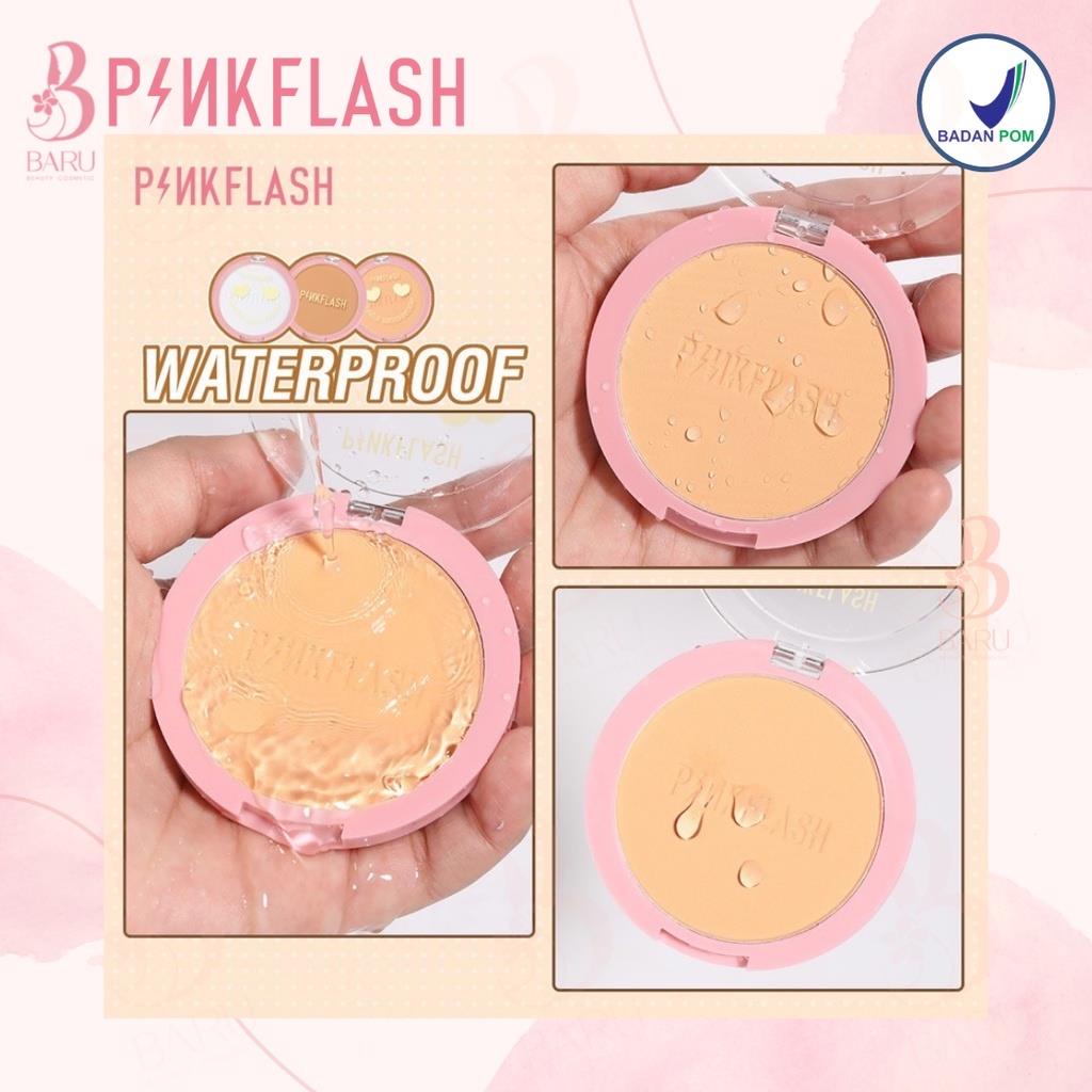 Jual PINKFLASH Lasting Matte Pressed Powder | Bedak Pencerah Wajah ...