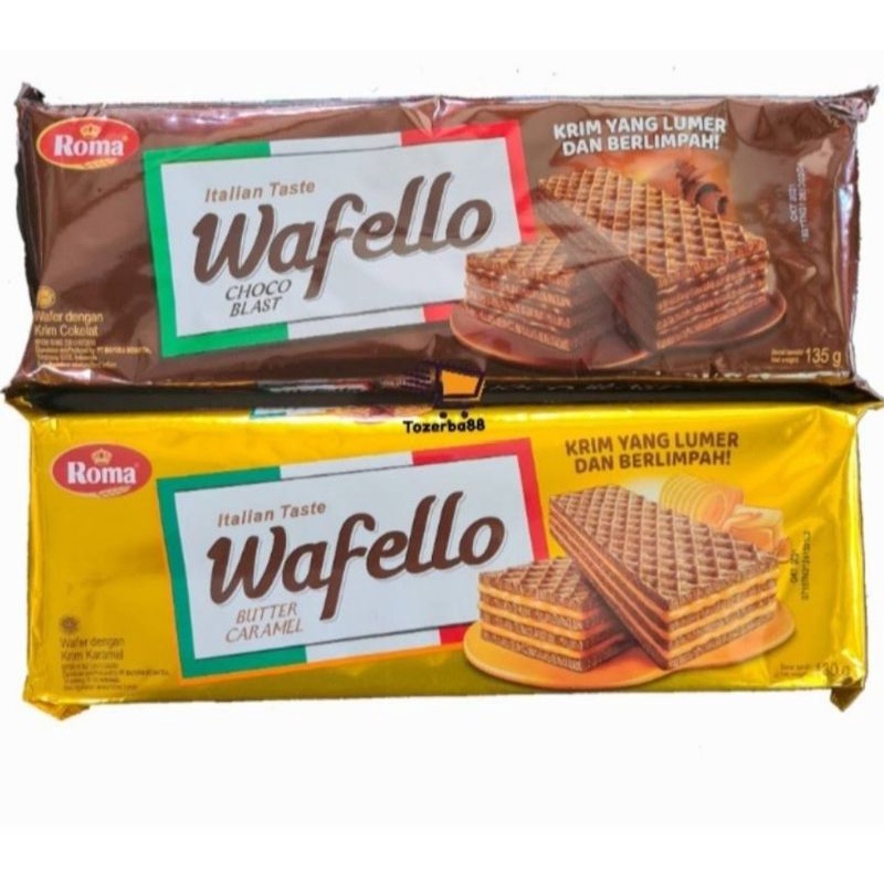 Jual ROMA WAFELLO WAFER 114GR | Shopee Indonesia