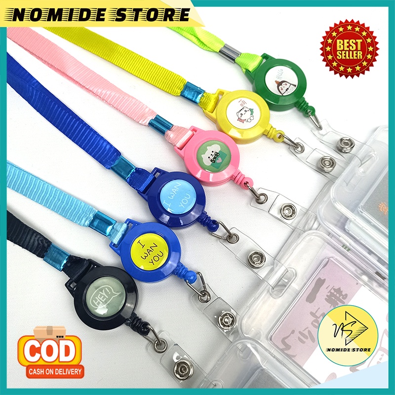 Jual (COD) Name tag ID CARD HOLDER KOREA dan kalung tempat name tag ...
