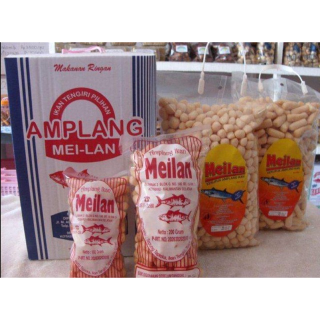 Jual Amplang Meilan 100gr Kotabaru Asli Ikan Tenggiri | Shopee Indonesia