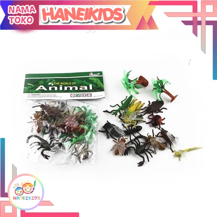 Jual HANEIKIDS FIGUR HEWAN MINI BINATANG KARET MINI / ANIMAL FIGUR ...