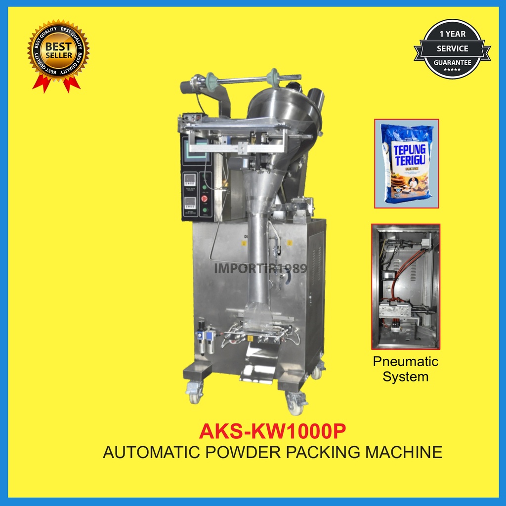 Jual Mesin Pengemas Bubuk Otomatis Kapasitas 200-1000G - 10-60 Bag/Min ...