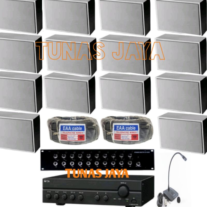 Jual PAKET TOA BUAT RUANGAN SEKOLAH ASRAMA DAN LAIN NYA TOA ZA2060 PLUS ...