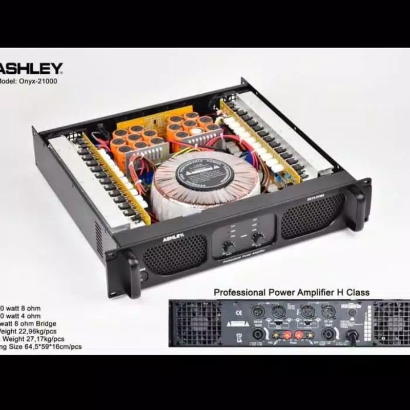 Jual Power Ashley Onyx 21000 Original Amplifier Class H | Shopee Indonesia