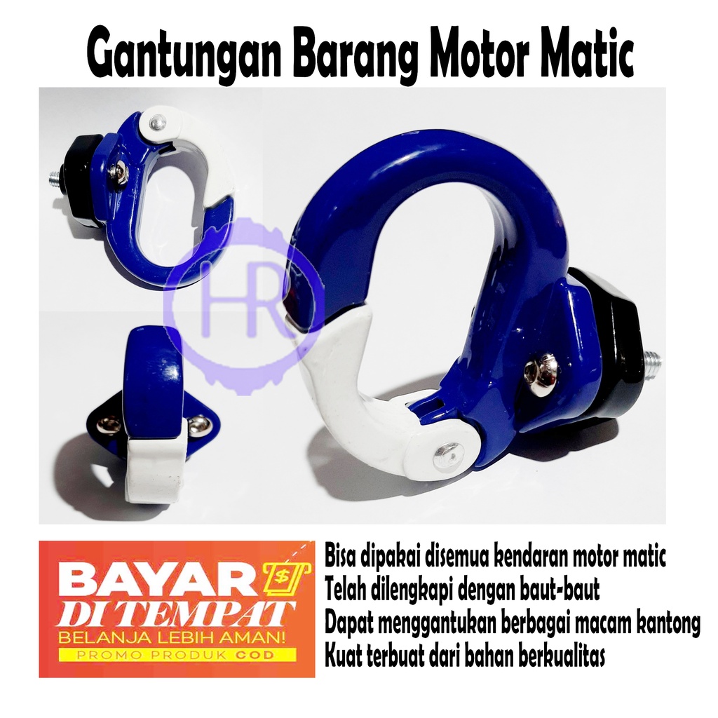 Jual Gantungan Cantolan Barang motor Besi variasi matic Honda Yamaha ...
