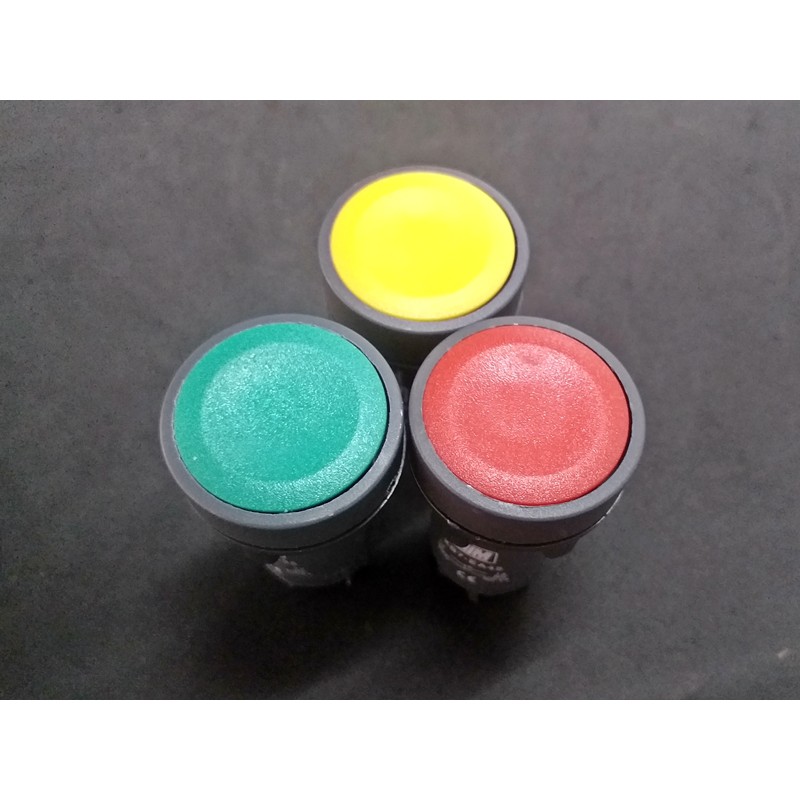 Jual Push Button Tombol Panel XB7-EA Diameter 22mm 3 Kaki | Shopee ...