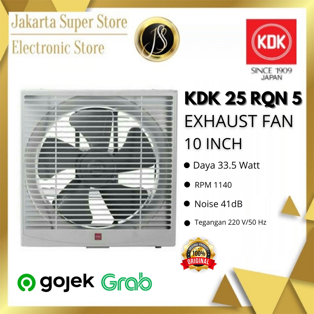 Jual KDK 25-RQN5 KIPAS ANGIN EXHAUST FAN 10 INCH | Shopee Indonesia