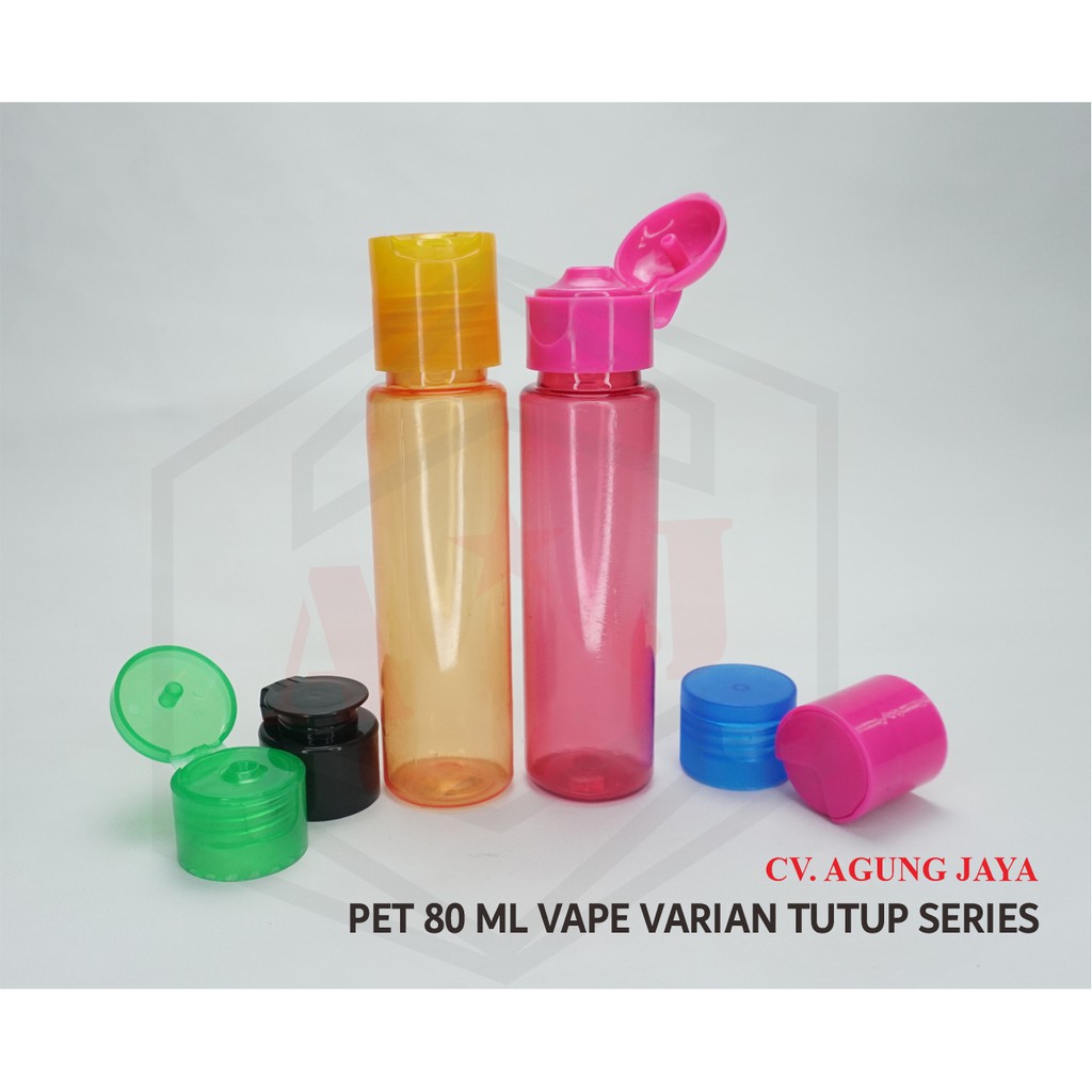 Jual Botol Vape/Botol Liquid/Botol Tutup Fliptop/Botol 80 Ml Merah ...