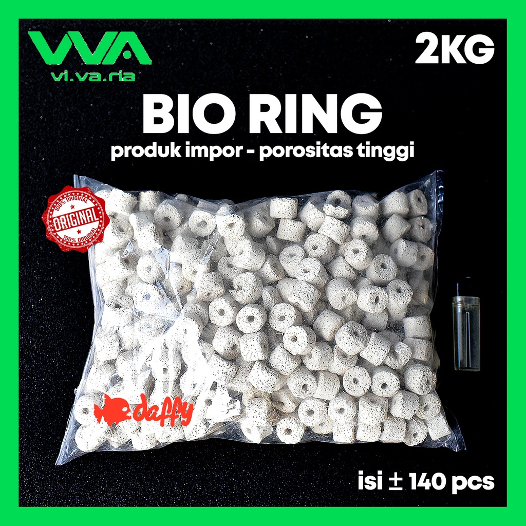 Jual Vivaria SUPER BIO RING 2 KG media filter bioring premium impor ...