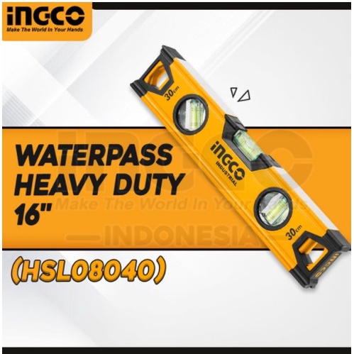 Jual WATERPAS 40CM 16INCH WATERPASS ALUMINIUM SPIRIT LEVEL INGCO ...