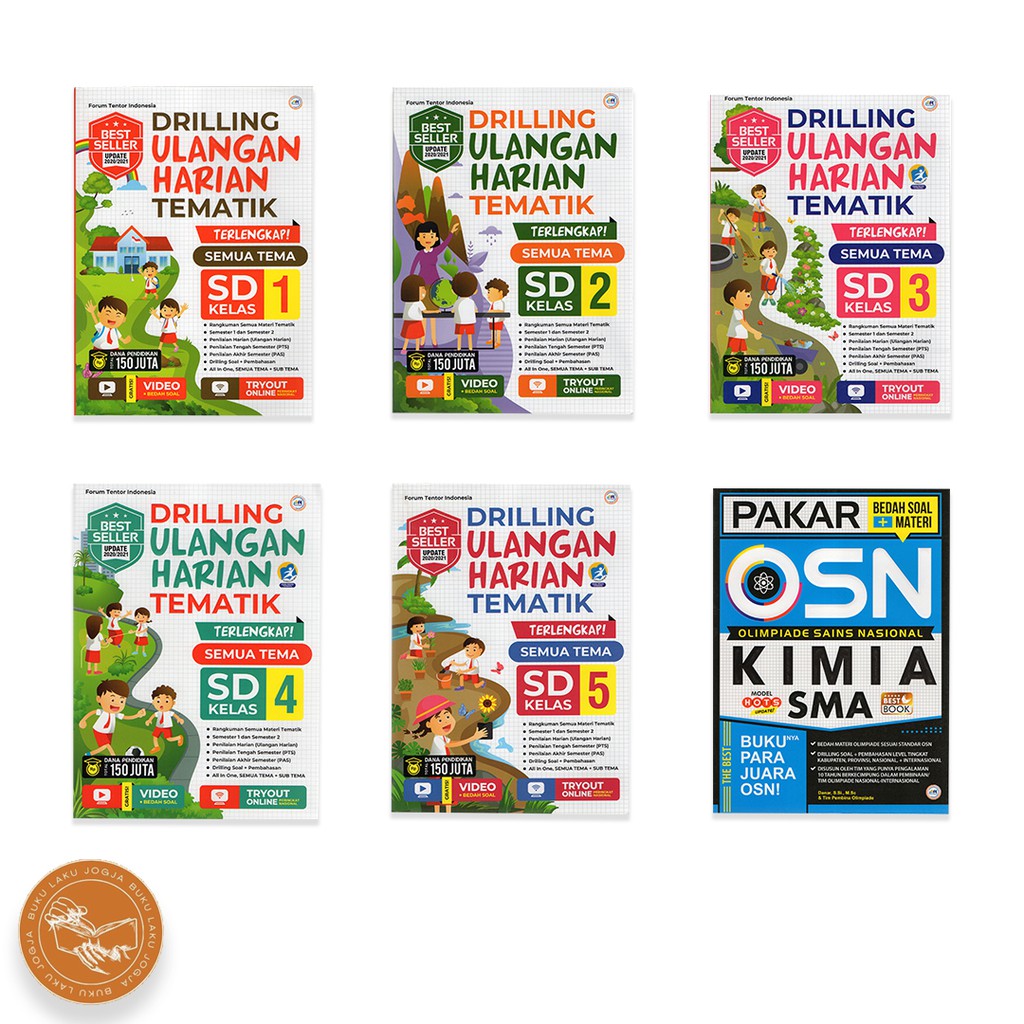 Jual BUKU DRILLING ULANGAN HARIAN TEMATIK KELAS 1-6 - OSN KIMIA SMA: PAKAR BEDAH SOAL + MATERI ...