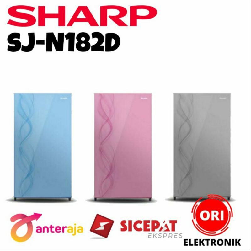 Jual SHARP LEMARI ES 1 PINTU 166 LITER SJN 182D | Shopee Indonesia