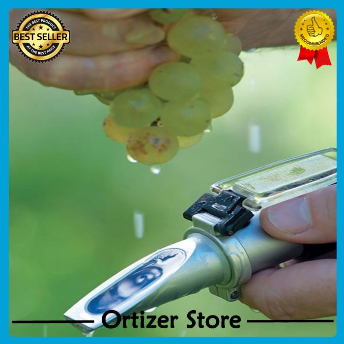 Jual Murah Refractometer Wine Jus Buah Soft Drink - Skala Oechsle Brix ...