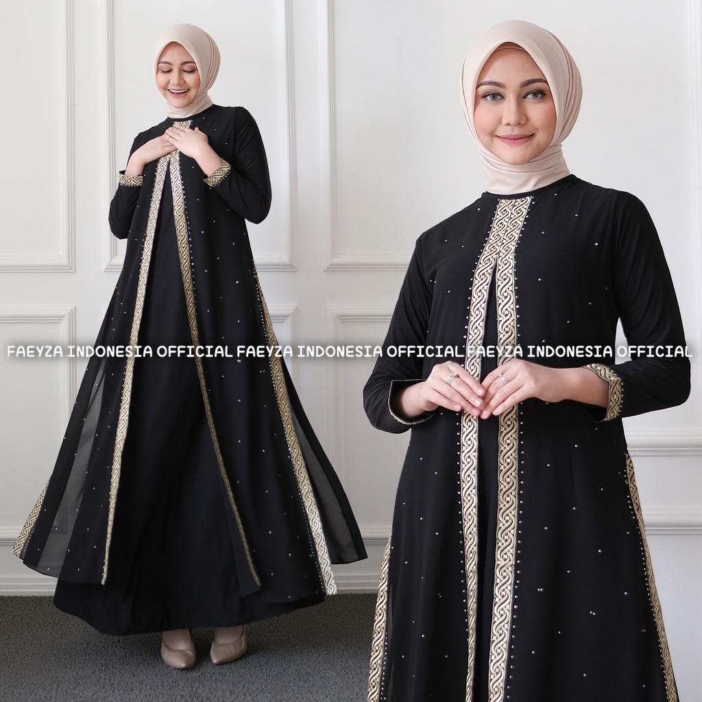 Jual Gamis Abaya Turkey 1270 Hawa #267 Megastore Farzolla 2 Longdress ...