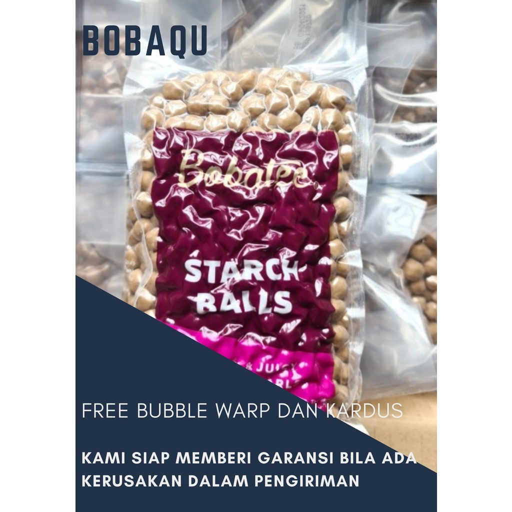 Jual BOBA BOBATEE BOBATE BOBATEA STARCH BALL BUBBLE TAPIOKA PEARL BOBA ...