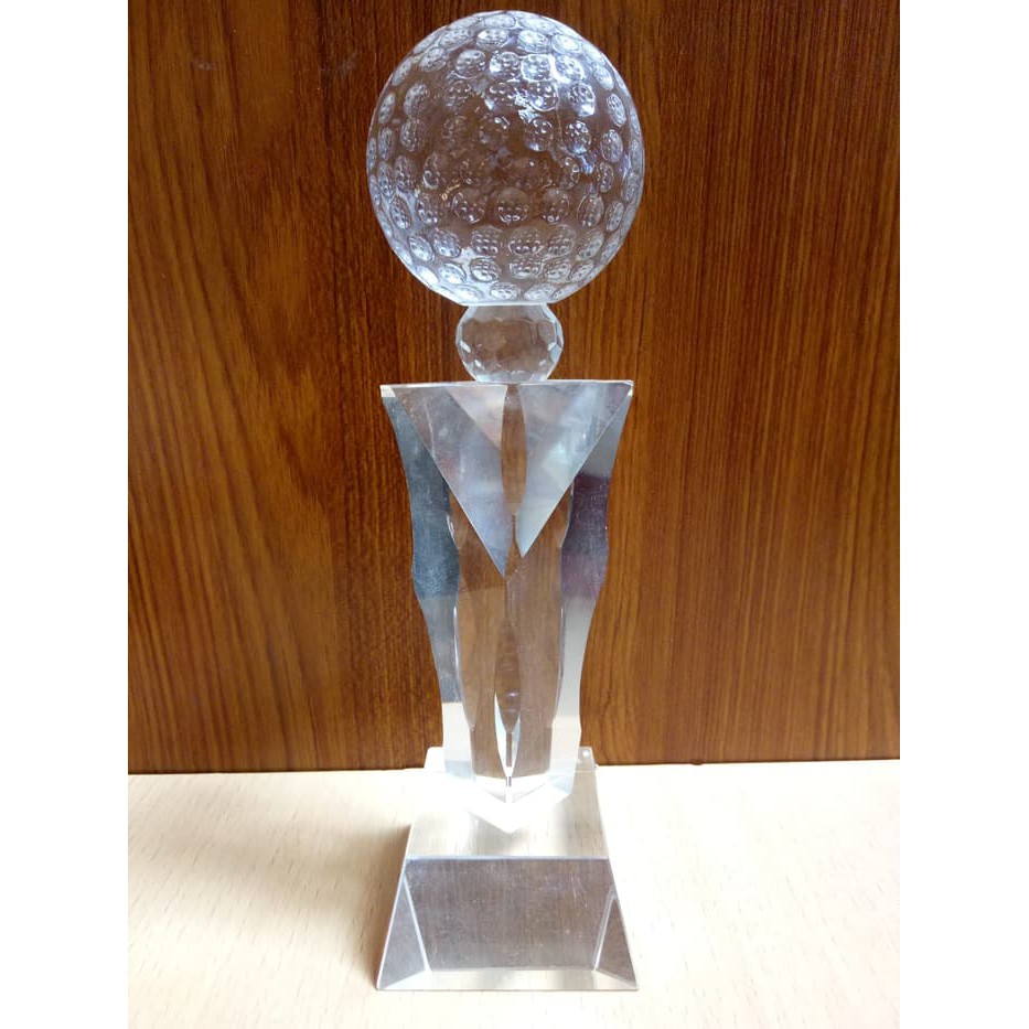 Jual P47 Plakat kristal / Trophy Crystal kaca / Piala Golf / Piala ...