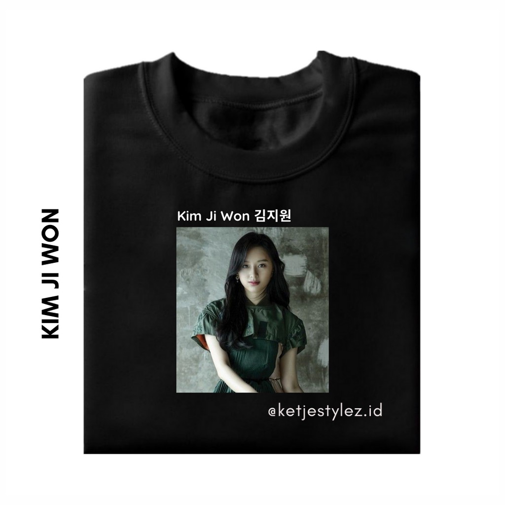 Jual Kaos Baju Custom Kim Ji Won / Cetak Print sablon Kaos Kim Ji Won Jiwon Kdrama Korea Queen ...