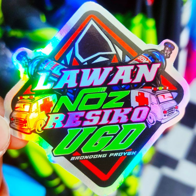 Jual sticker bengkel lengkap terbaru viral / sticker bengkel hologram ...