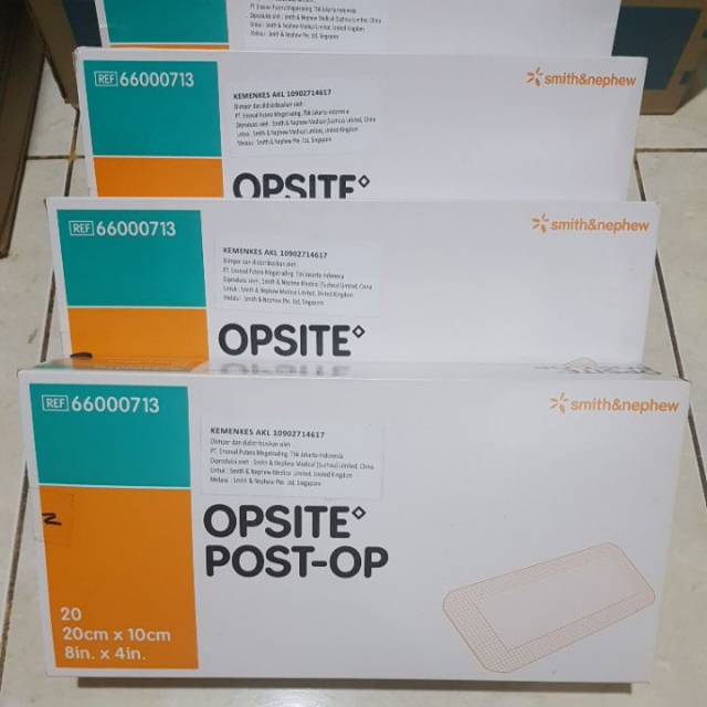 Jual OPSITE POST-OP 20 x 10 cm / Plester tahan air / Opsite 20cm x 10cm ...