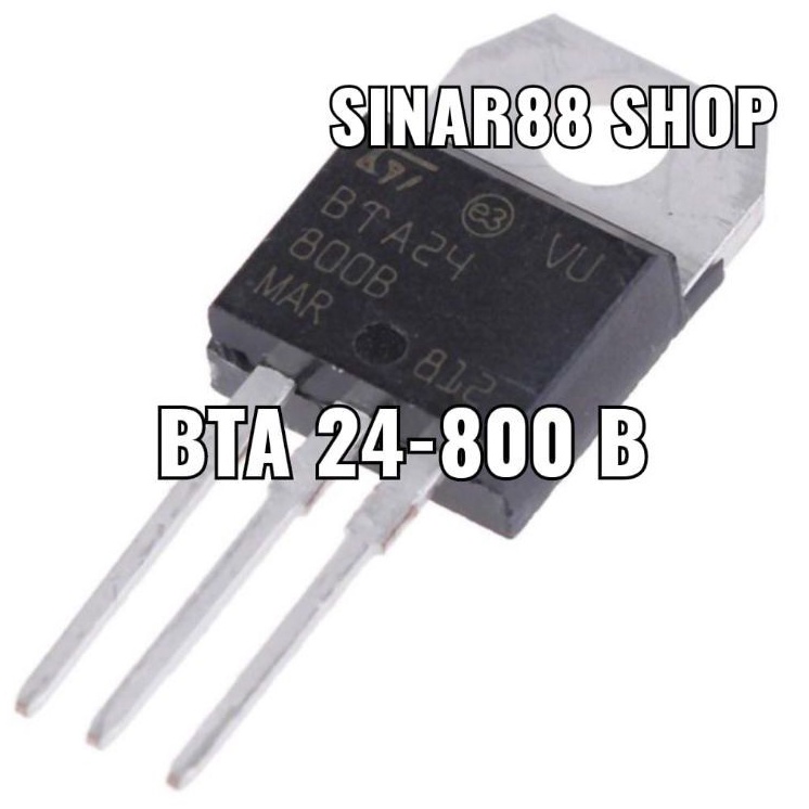 Jual TR TRANSISTOR BTA24-800B BTA 24-800B BTA24800B BTA 24800B 248008 ...