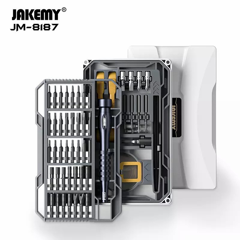 Jual Jakemy JM-8187 83 in 1 Aluminium Handle Obeng Set Komputer Laptop ...