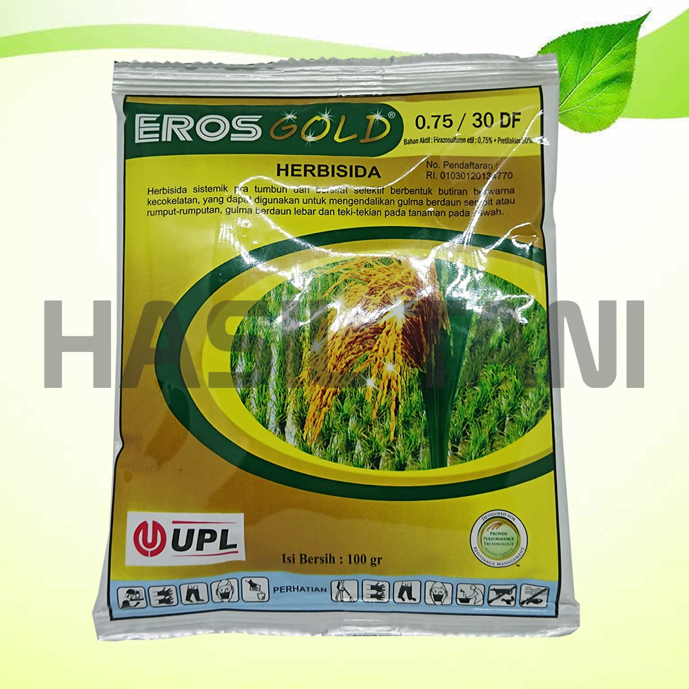 Jual EROS Gold 0.75/30 WG 100 gr ( Pirazosulfuron etil 0,75 % dan ...