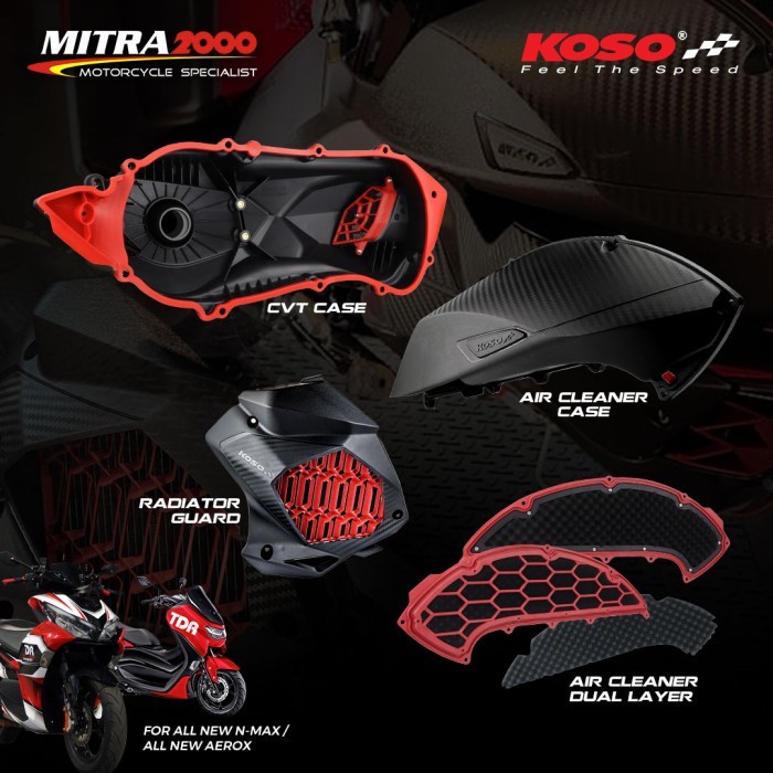 Jual Paket Cover KOSO Style for All New N-MAX / All New Aerox / NVX 155 ...