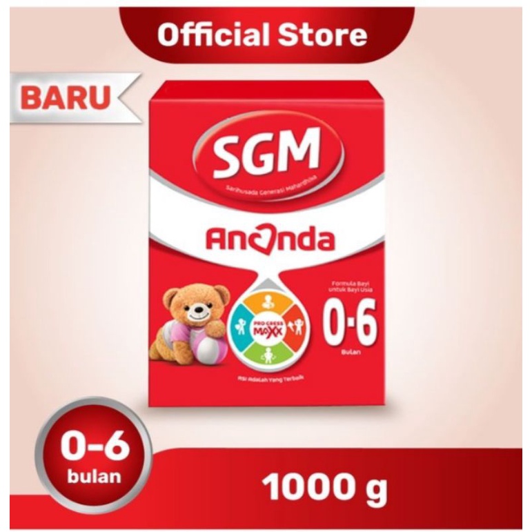 Jual SGM Ananda 2 Susu Formula Bayi Bubuk Usia 6-12 Bulan 1000 gr ...