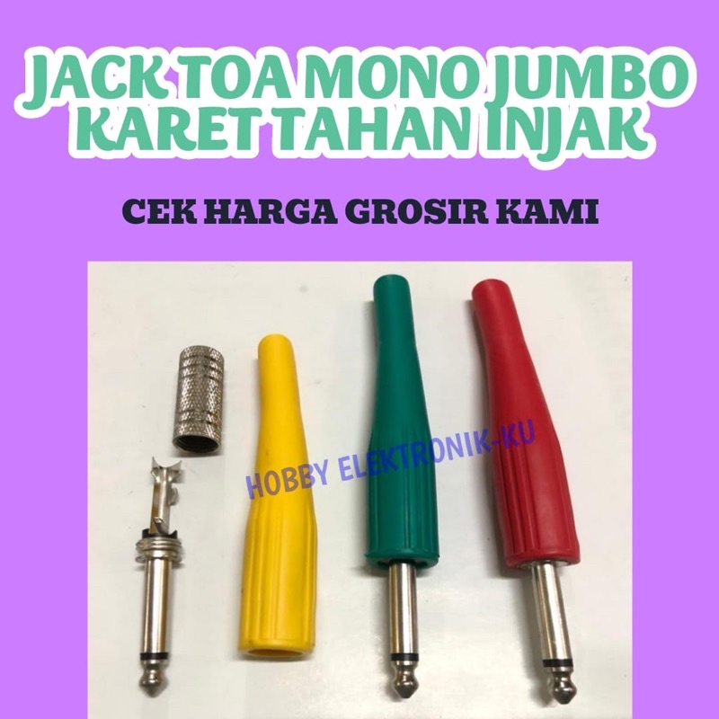 Jual JACK TOA JEK AKAI MONO JUMBO KARET TAHAN INJAK | Shopee Indonesia