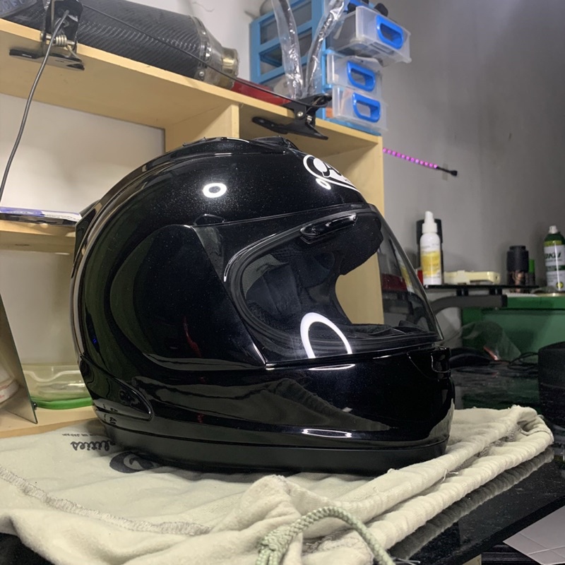 Jual ARAI RX7 RR5 GLASS BLACK NOT RX7X SHOEI SHARK NOLAN AGV XLITE | Shopee Indonesia