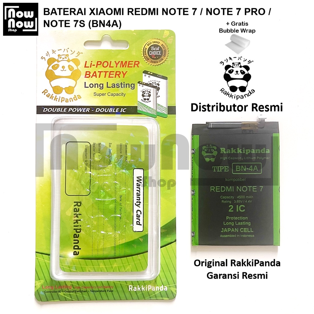 Jual Baterai RakkiPanda Xiaomi Redmi Note 7 / Note 7 Pro / Note 7s BN4A ...