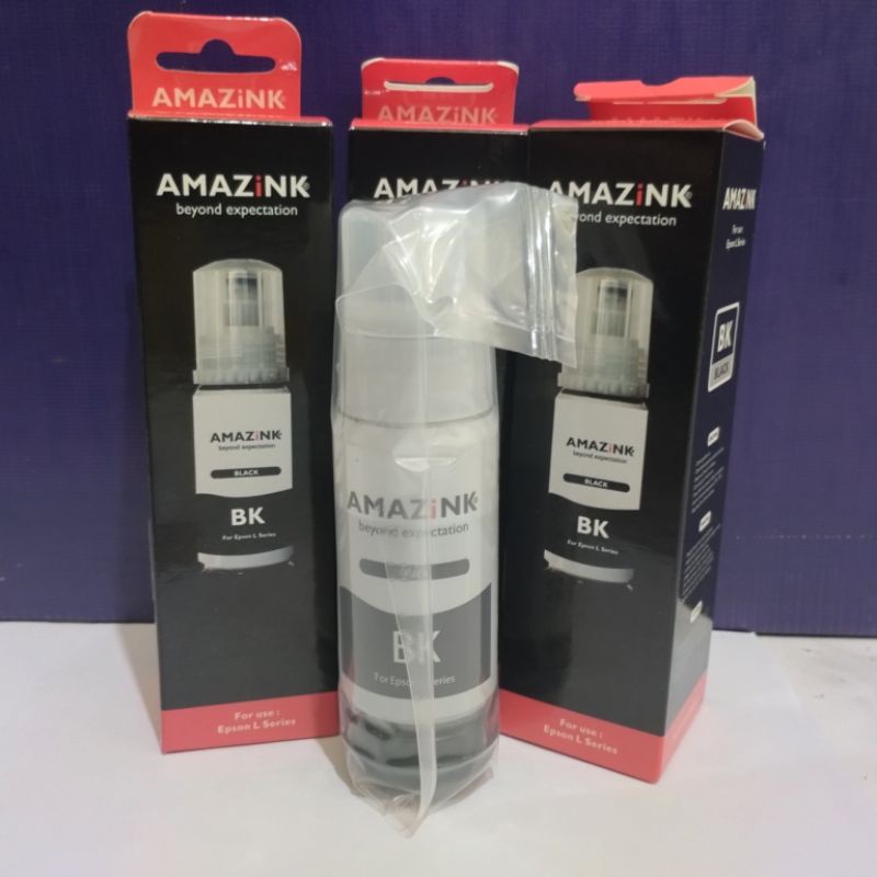 Jual AMAZiNK Tinta Printer Epson L Series 003 BLACK | Shopee Indonesia