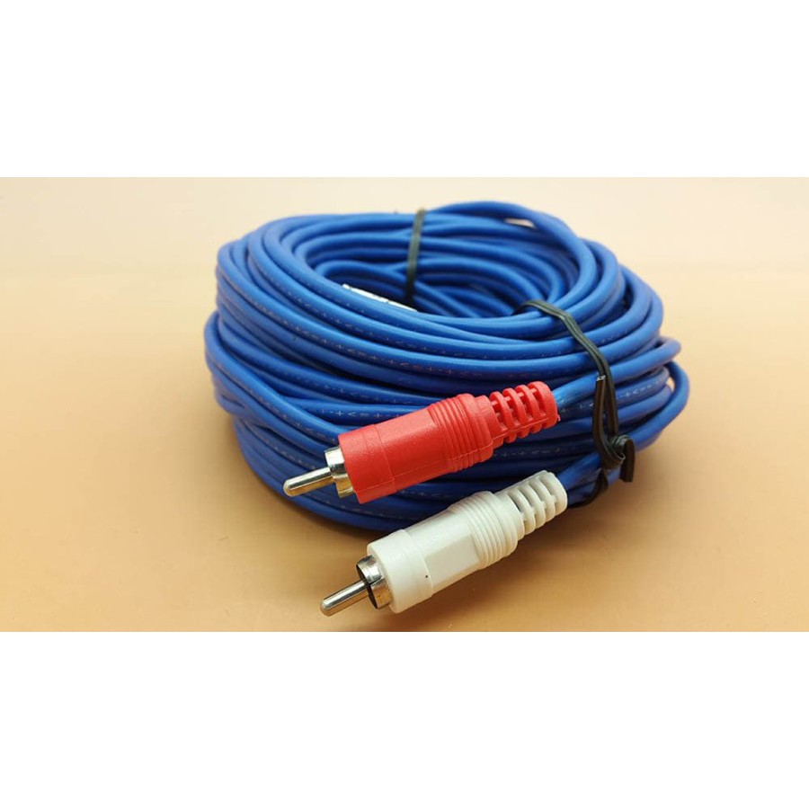 Jual Kabel AUDIO RCA 2 K 2 Male Merk KITANI ( Cable RCA ) Panjang 20m | Shopee Indonesia