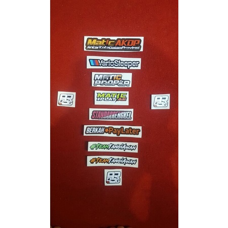 Jual sticker team tangi awan matic proper berkah spaylater vario ...