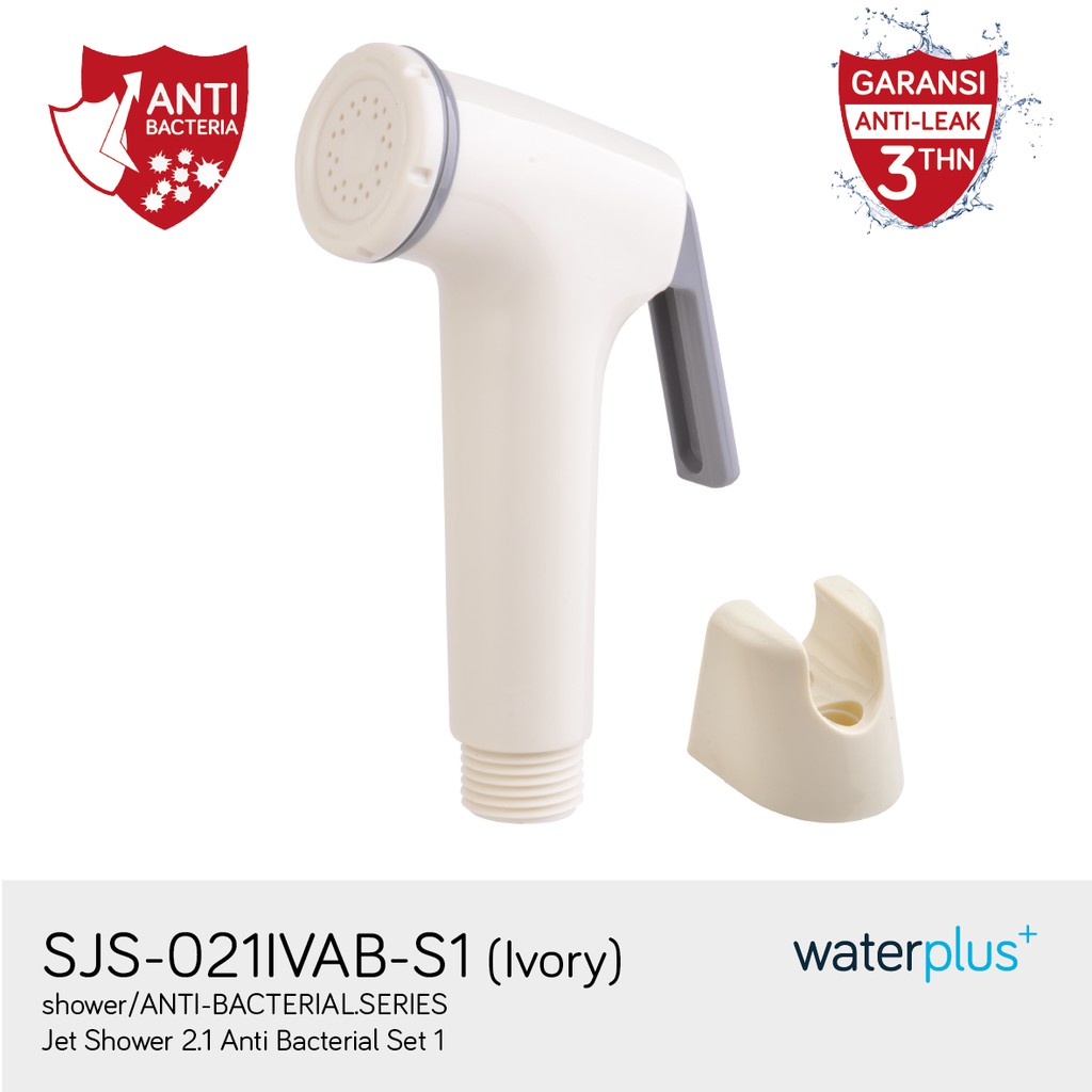 Jual waterplus+ | Jet Shower (Anti Bacterial Ivory) | SJS-021IVAB-S1 ...